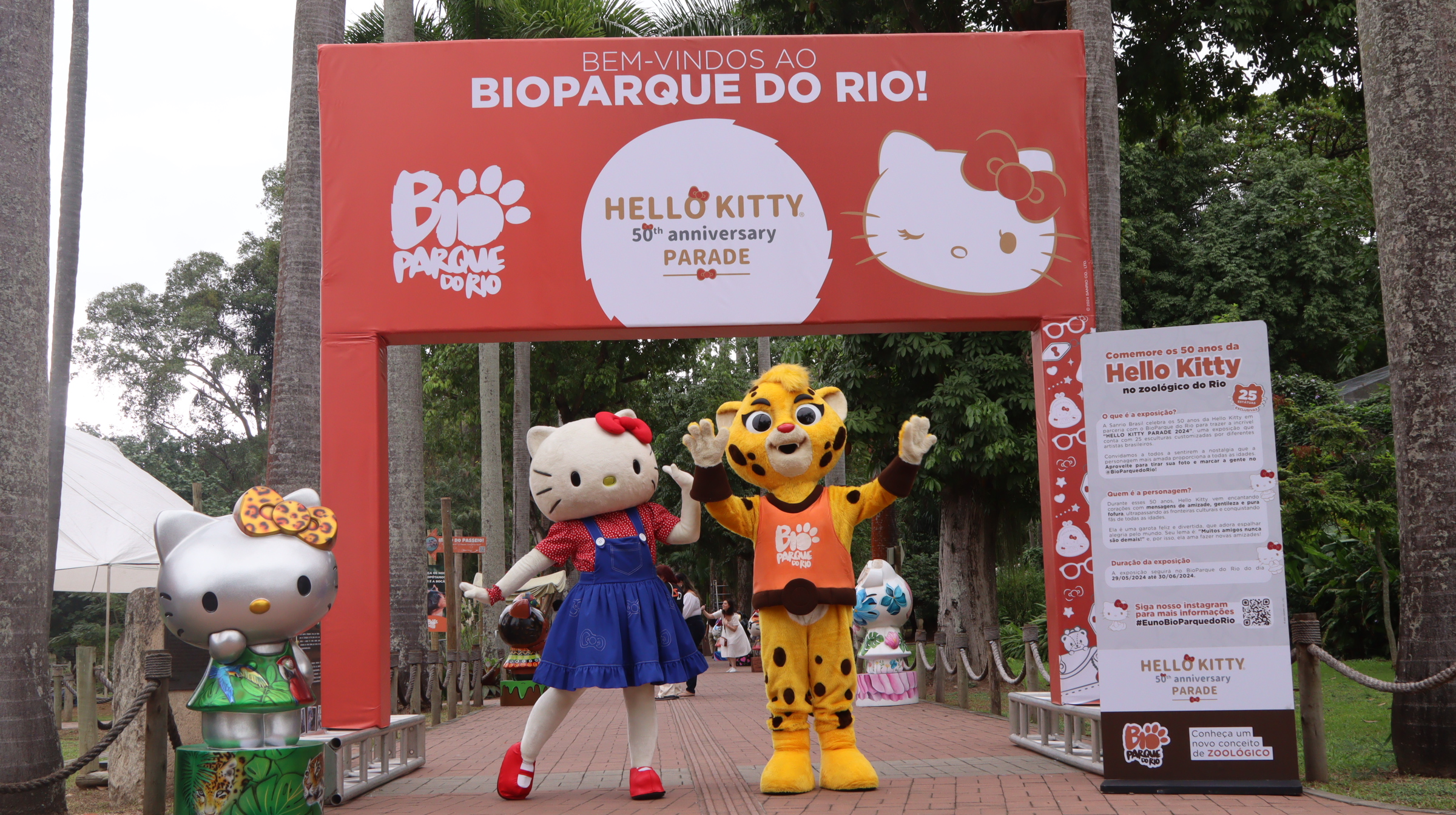 Última semana da Exposição Hello Kitty Parade no Rio de Janeiro
