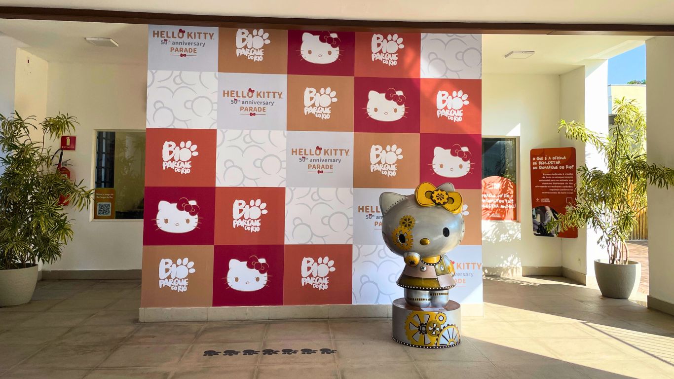 Hello Kitty no BioParque do Rio