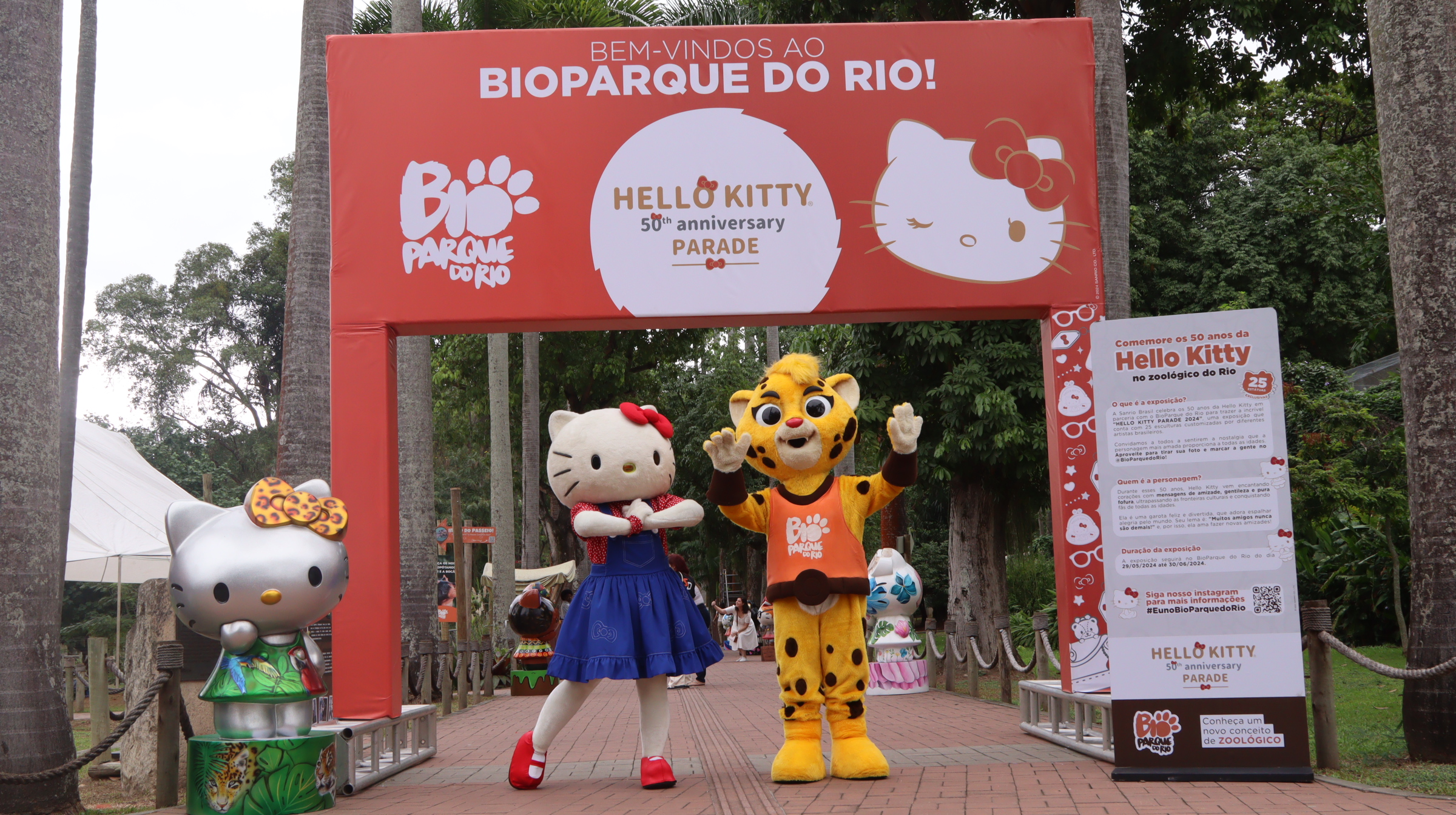 Hello Kitty Parade no Rio: Do BioParque ao AquaRio